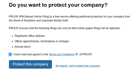 What is the Companies House PROOF service? | Companies MadeSimple